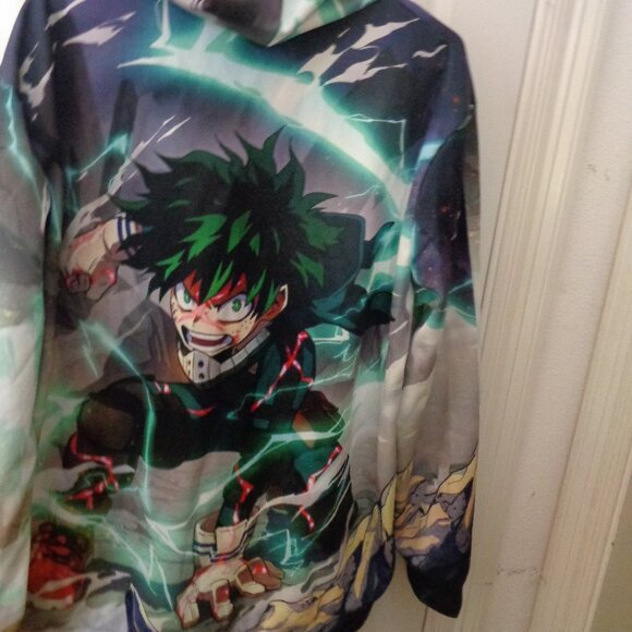 Jackets & Coats | My Hero Academia Anime Manga Hoodie Jacket 2xl Xxl ...